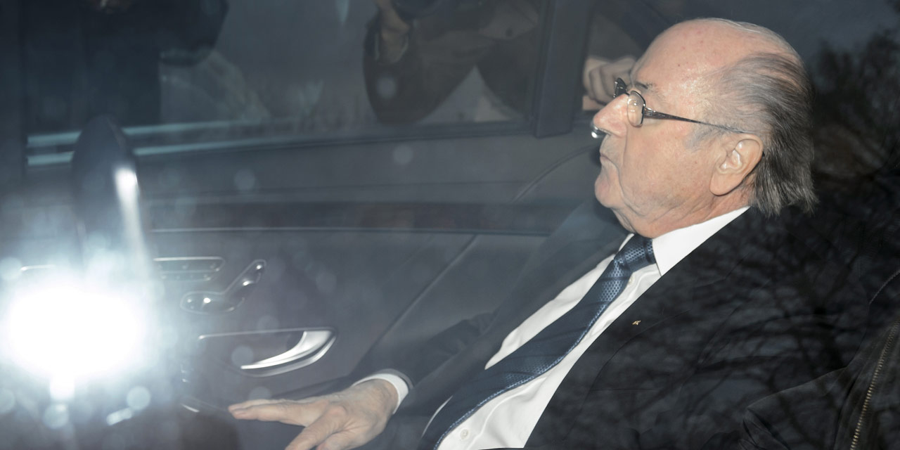 Blatter est arrivé au siège de la Fifa à Zurich pour son audition