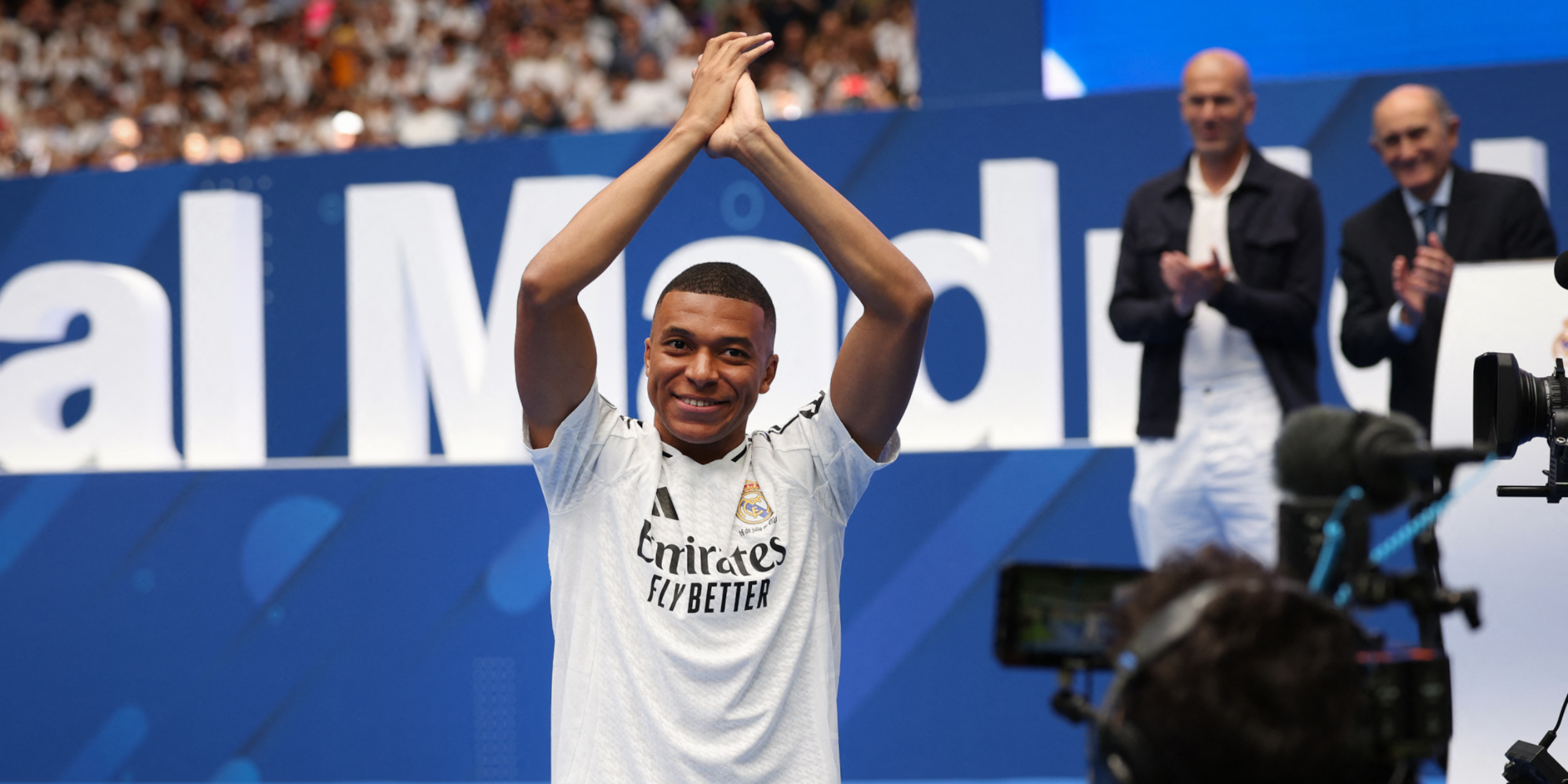 «Je vais donner ma vie pour ce club» : Kylian Mbappé présenté aux supporters du Real Madrid