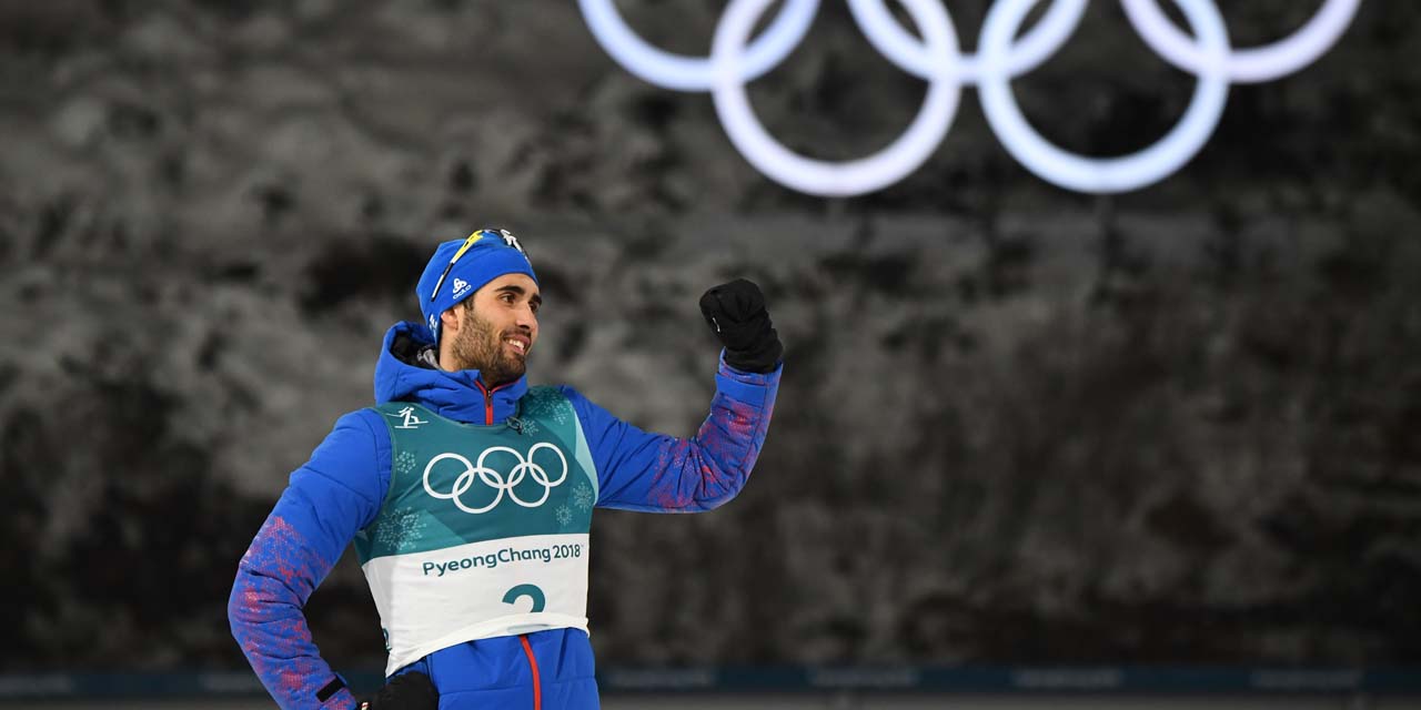 JO 2018 : Emmanuel Macron salue Martin Fourcade, "une légende des Jeux ...