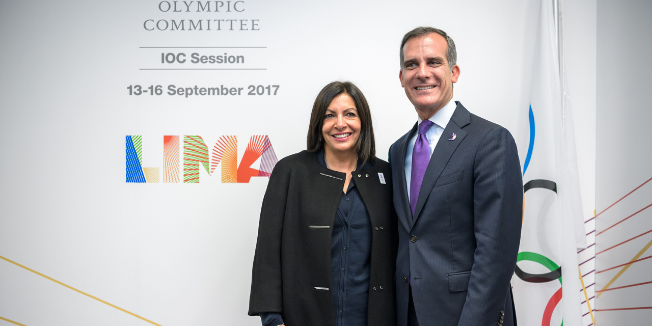 JO durables : Anne Hidalgo et le maire de Los Angeles en appellent aux ...