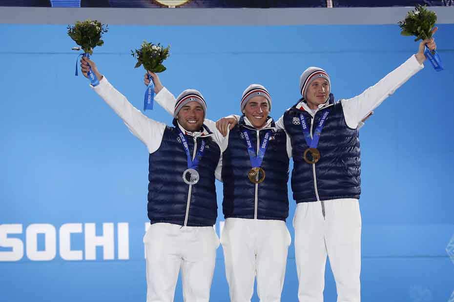 JO : un podium 100% français à Sotchi