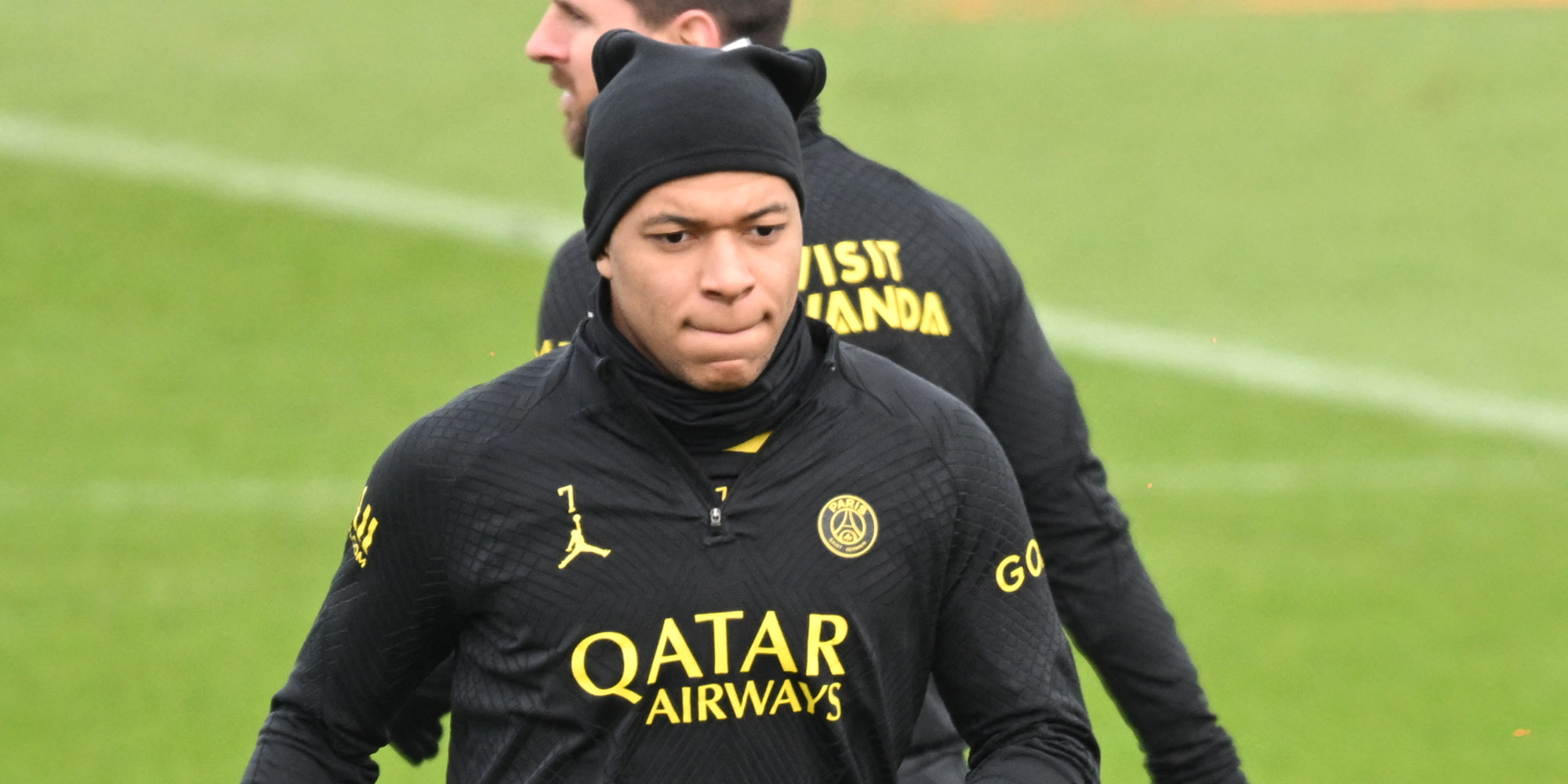 Kylian Mbappé de retour à l'entraînement du PSG avant le choc face au ...