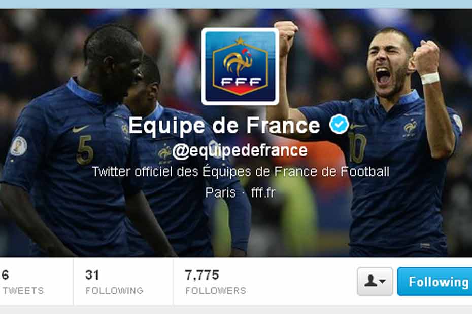 L'équipe de France lance son compte Twitter L'équipe de France lance son compte Twitter