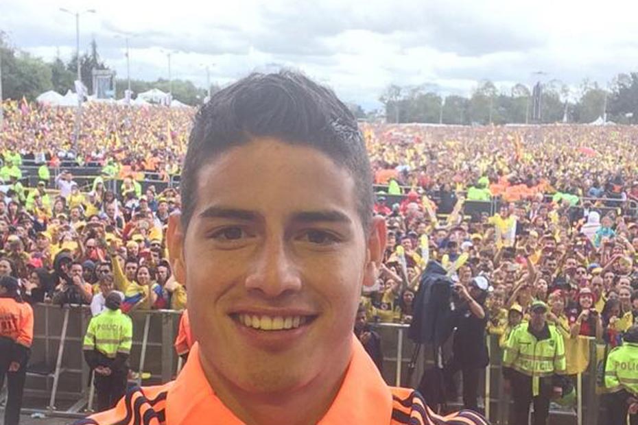 Les Colombiens accueillis comme des champions