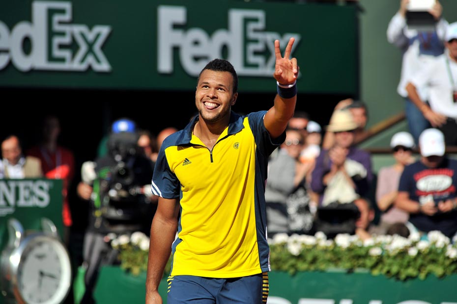 Tsonga assomme Federer