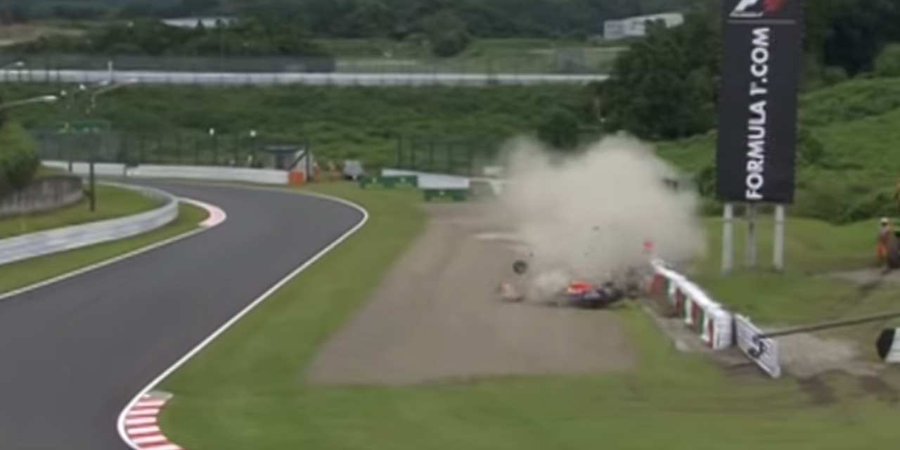 VIDEO - F1 : l'impressionnante sortie de piste de Dannil Kvyat à Suzuka